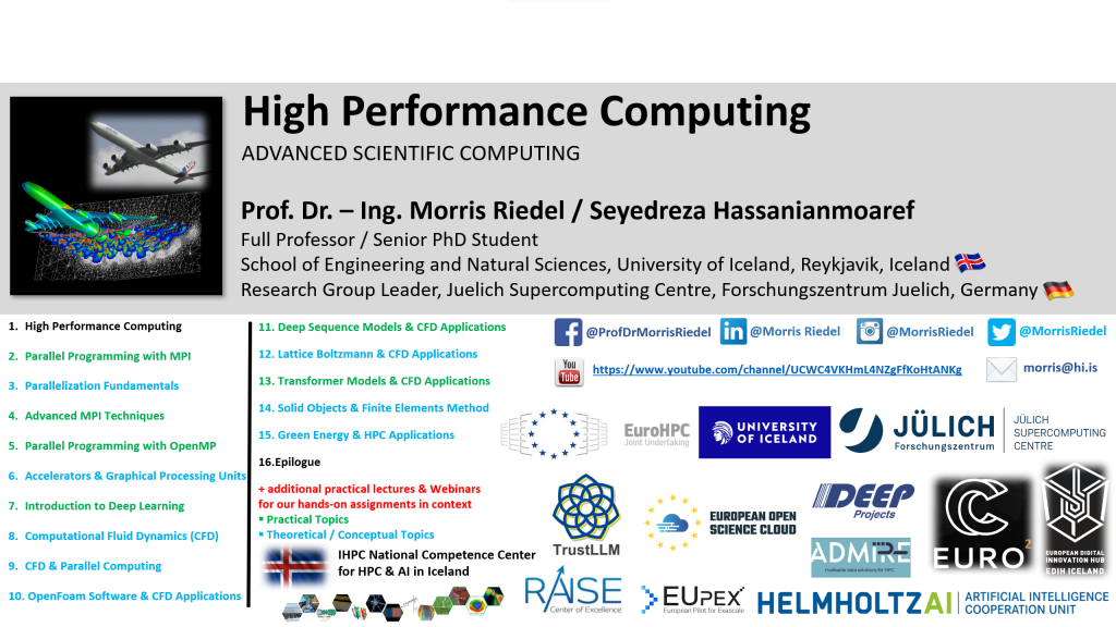 HPC - Course Spring 2024 - Prof. Dr. - Ing. Morris Riedel